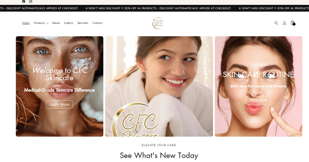 CFC Skincare for Teens & Tweens – CFC Skin Care
